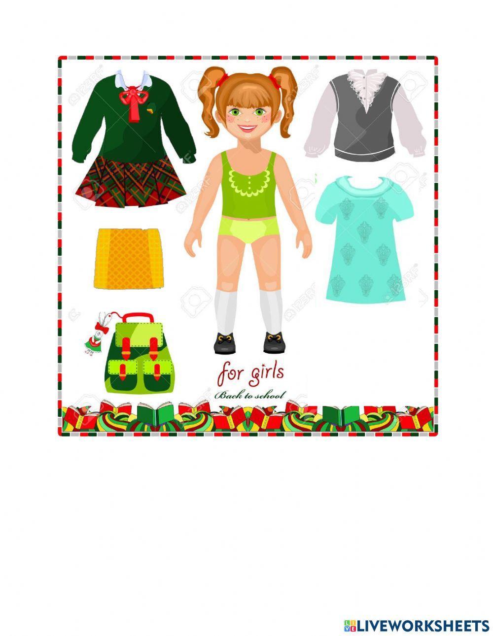 School uniform interactive activity | Live Worksheets