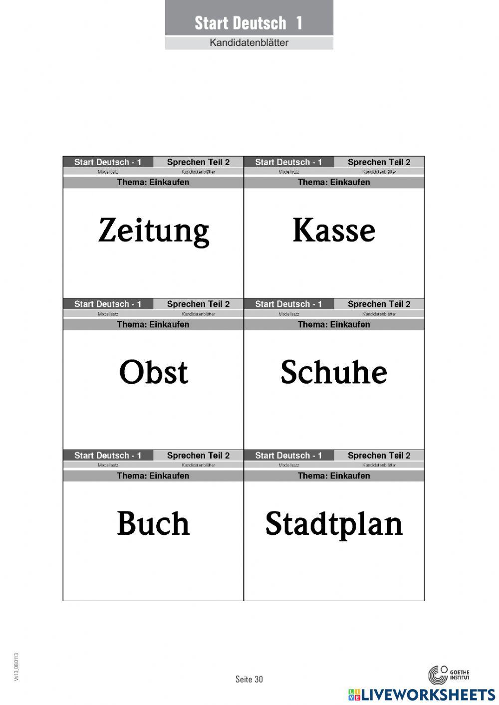 Sprechen a1 4169438 | Tushardeep Singh | Live Worksheets