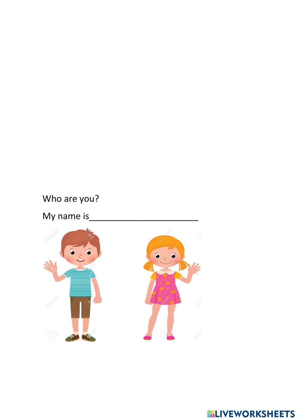 Who are you? interactive exercise | Live Worksheets