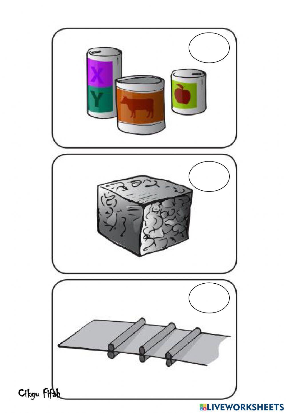 Proses KItar Semula Tin worksheet | Live Worksheets