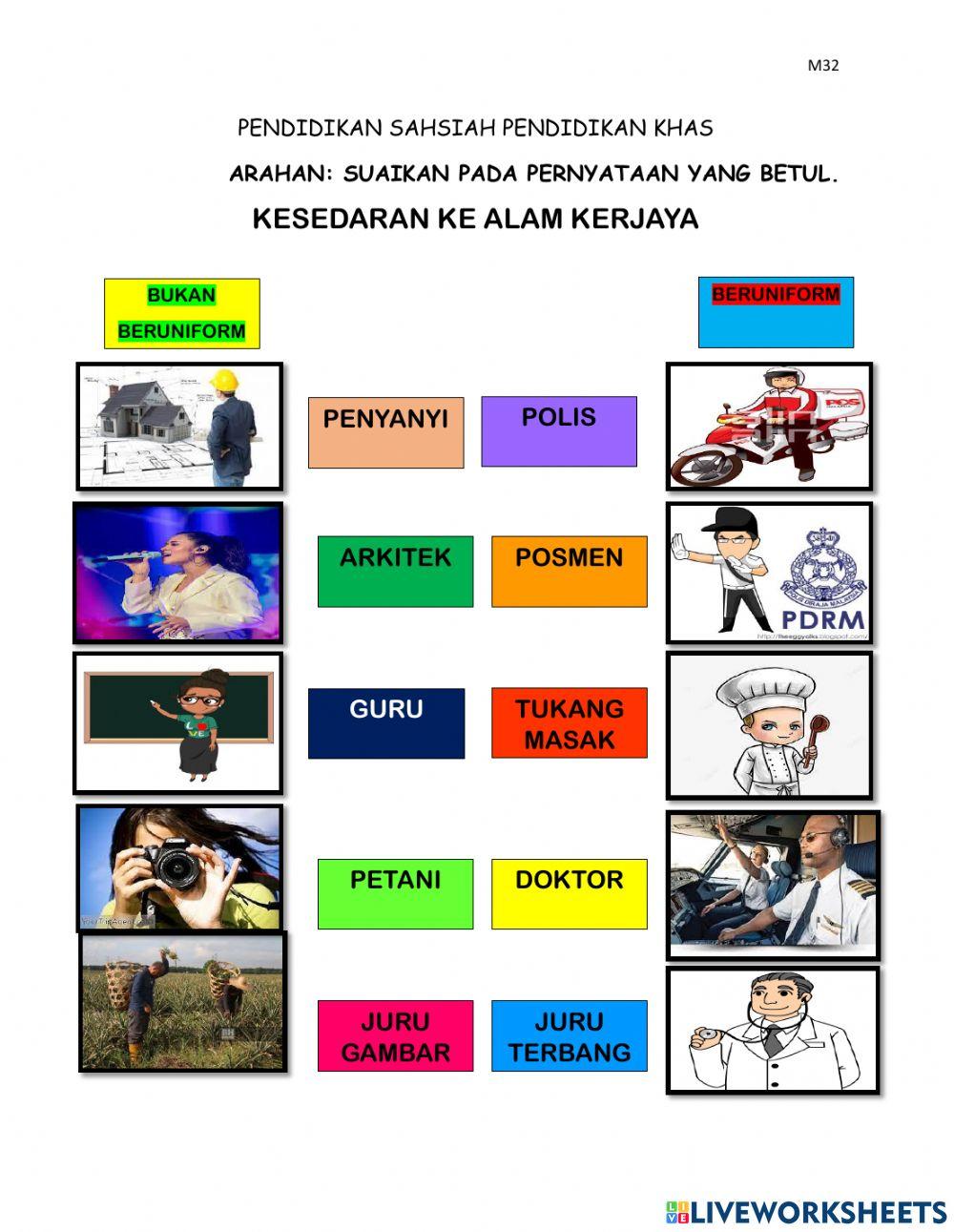 Pendidikan sahsiah online worksheet for PPKI | Live Worksheets