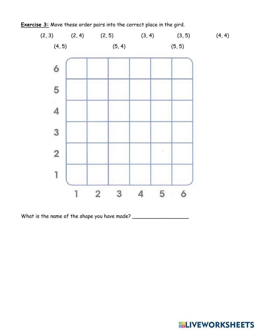 Maths 4CI: Posi… | Free Interactive Worksheets | 5185428