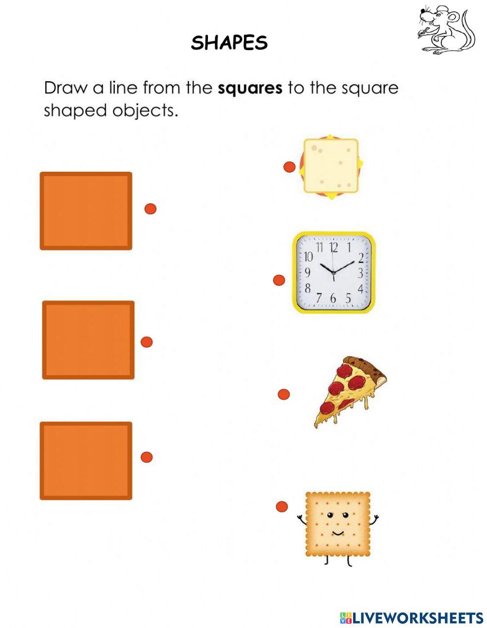 Square Shapes Objects