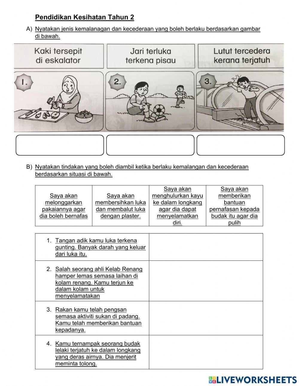 Awas berhati-hati interactive worksheet | Live Worksheets