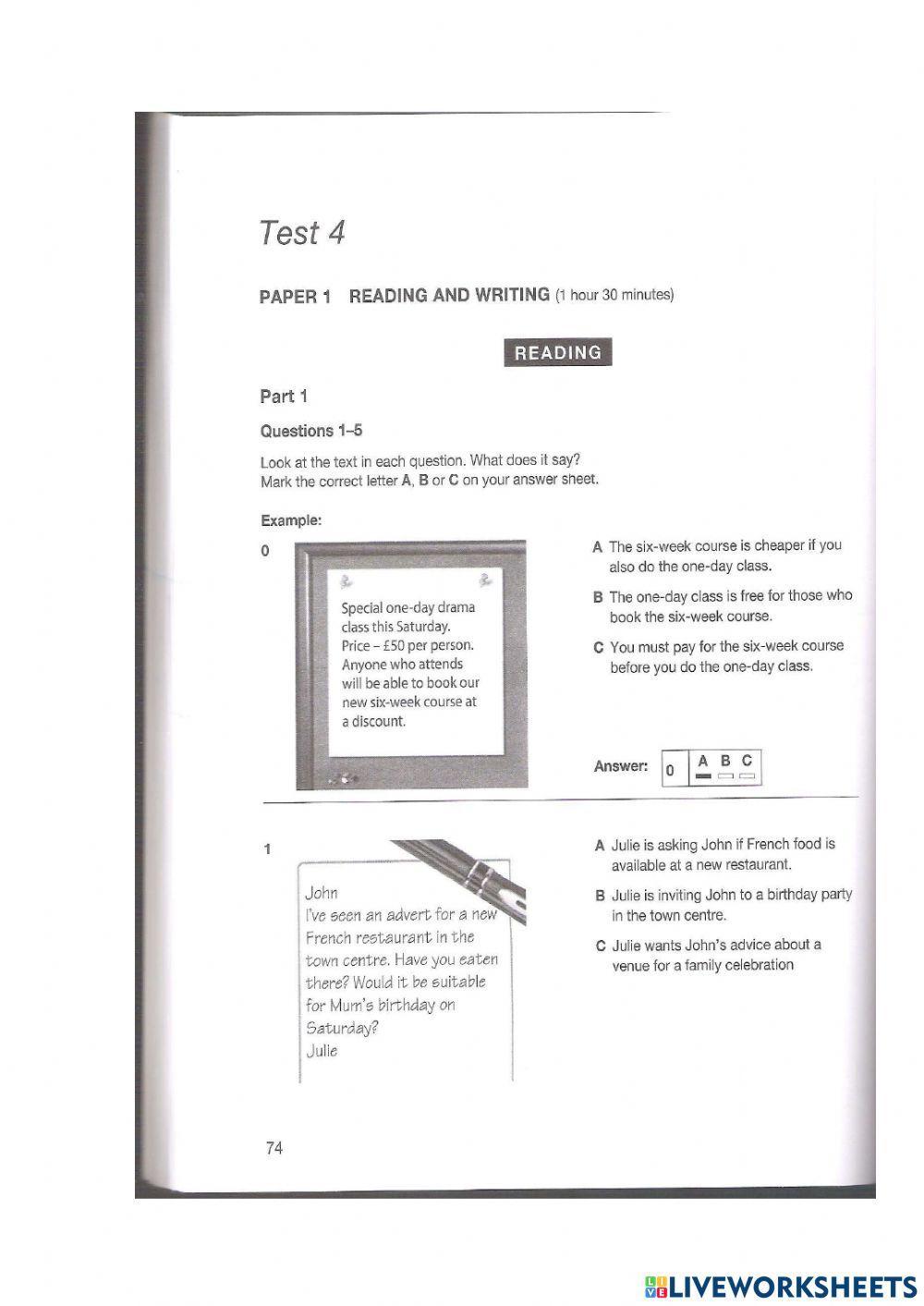 Pet reading par… | Free Interactive Worksheets | 1460575