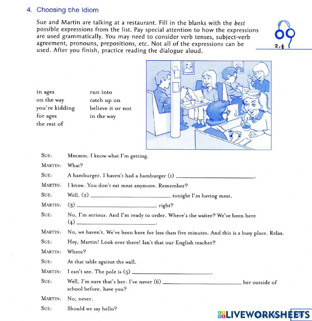 HW 7 Lesson 6 worksheet | Live Worksheets
