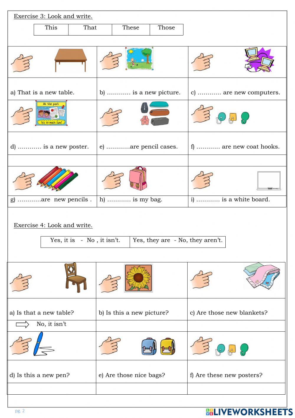 Grade 3 - unit 2 interactive worksheet | Live Worksheets