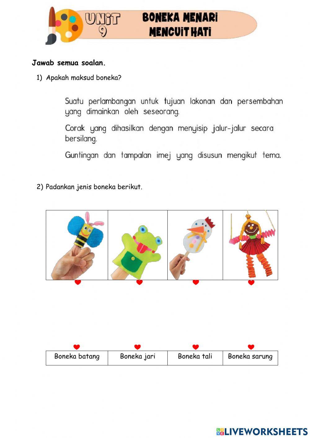 amsyarz | Boneka Psv Tahun 3 3420059 | LiveWorksheets
