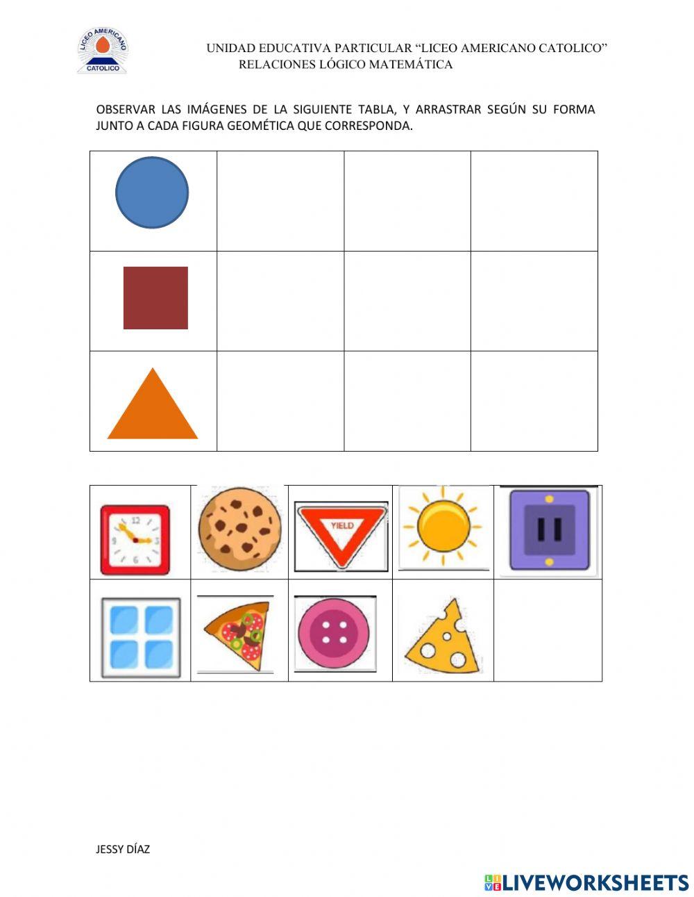 Formas | Free Interactive Worksheets | 1461930