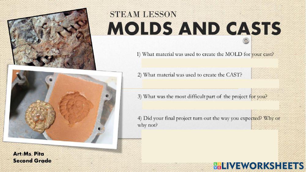 6730003 | Mold and Cast Worksheet | Elena Pita
