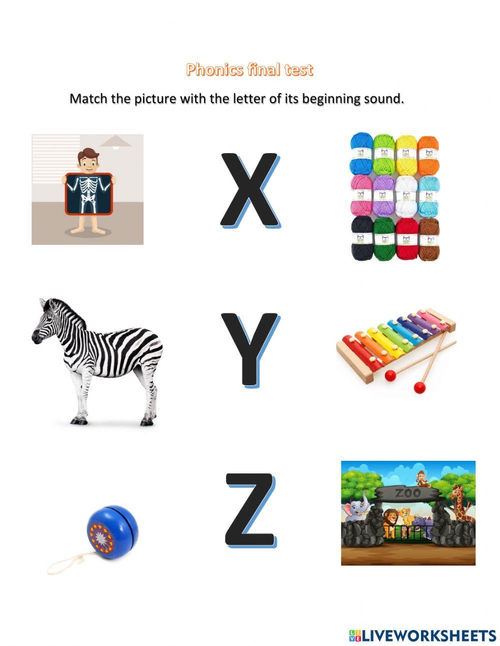 1463372 | Phonics final test | mariandre33