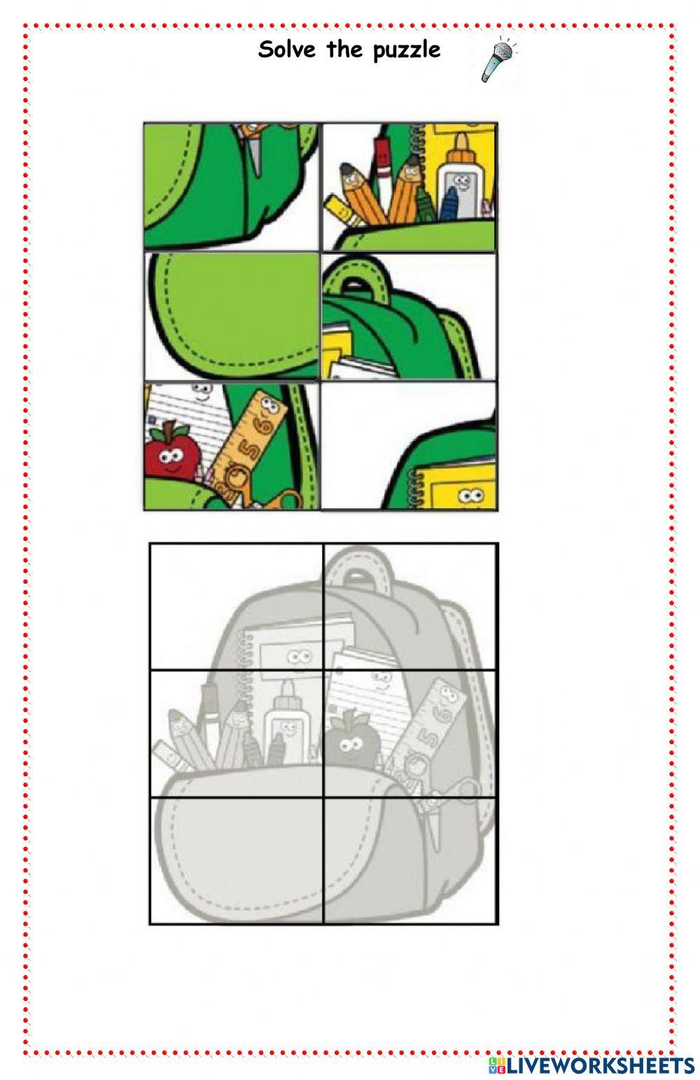 1463507 | School objects | Jenny Katerine Rivera Tapia