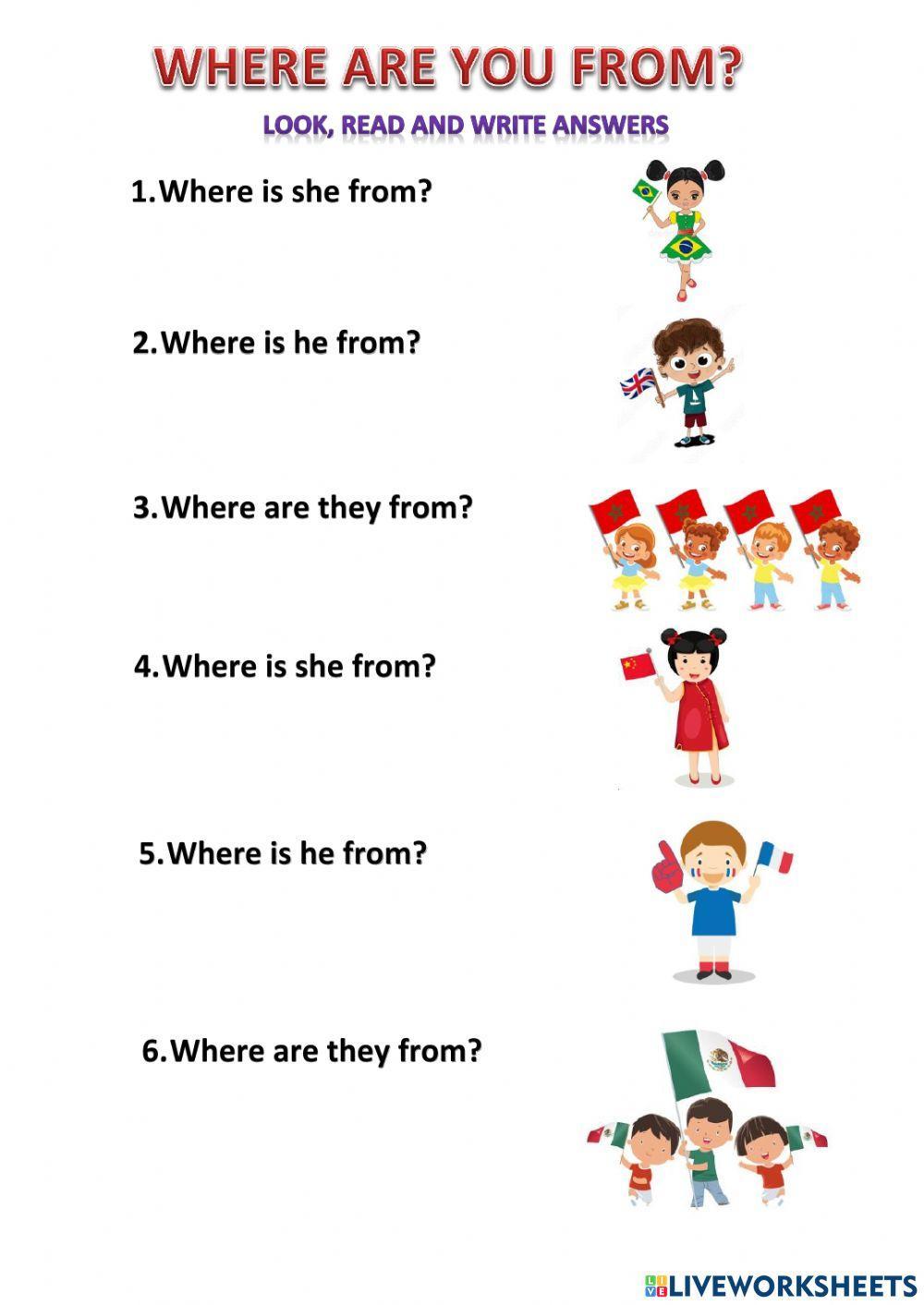 1463696 | Where are you from? | Maku24 | LiveWorksheets