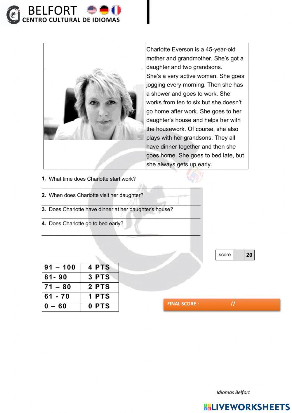 final exam bo3 online exercise for | Live Worksheets