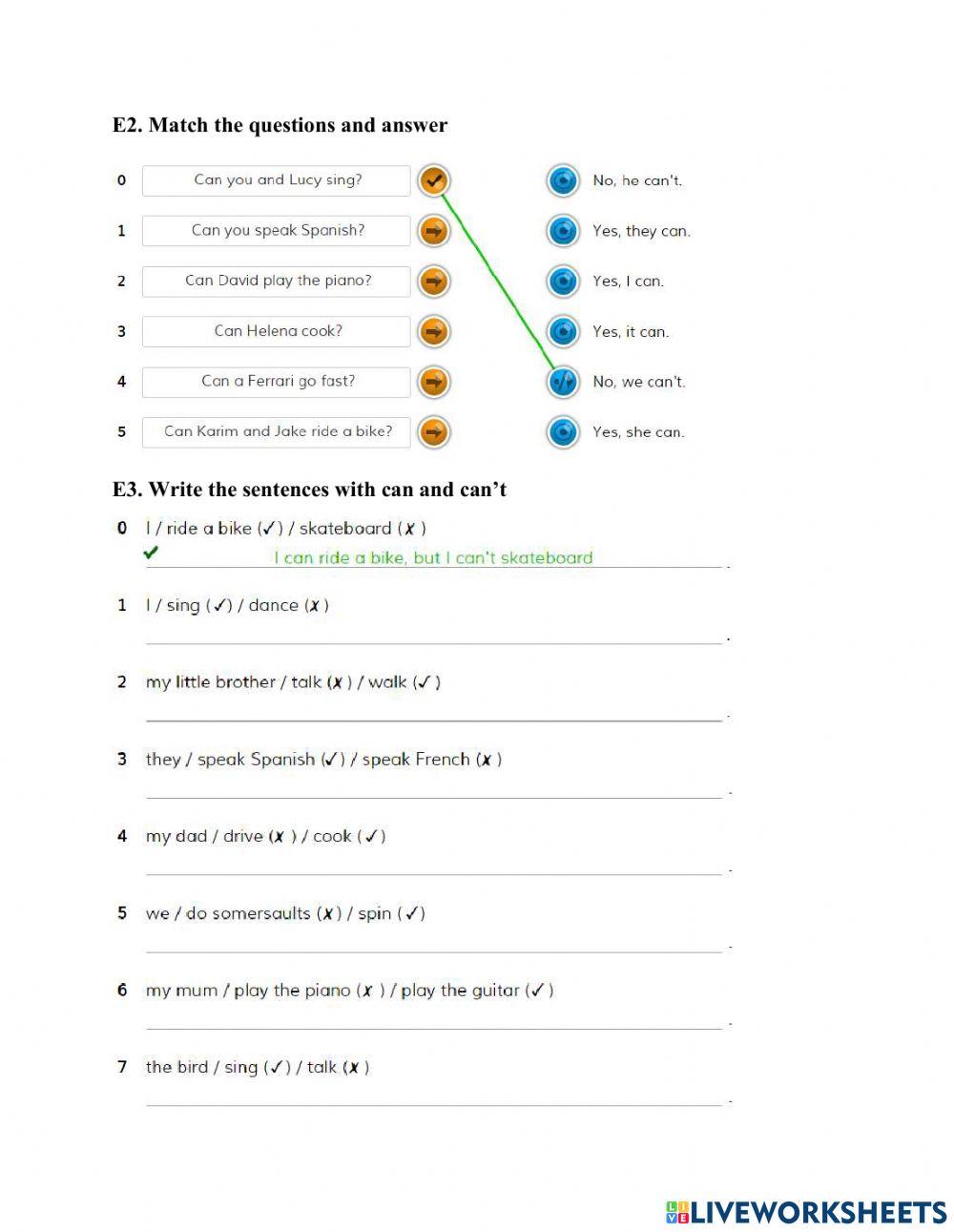 Think starter Unit 7 WB P64 worksheet | Live Worksheets