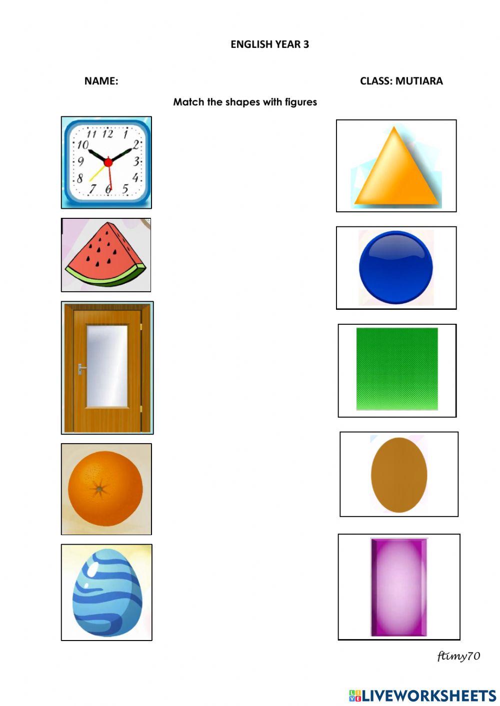 1346614 | Shapes | Fatimahsudar | LiveWorksheets