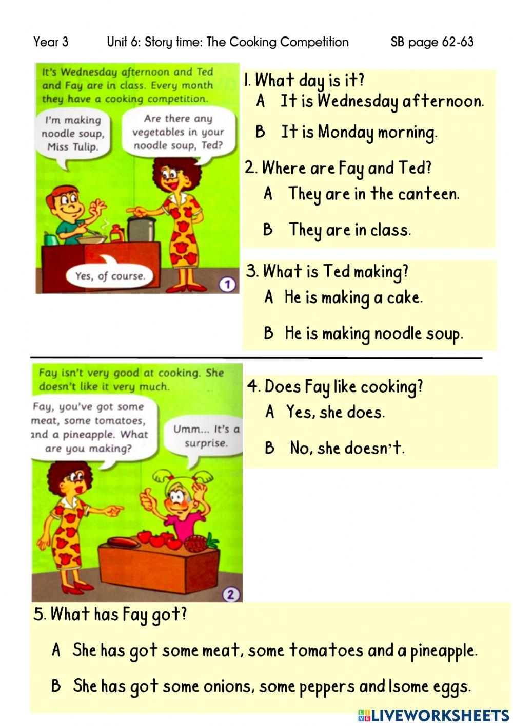 1346756 | 6: Story Time: The Cooking Competition