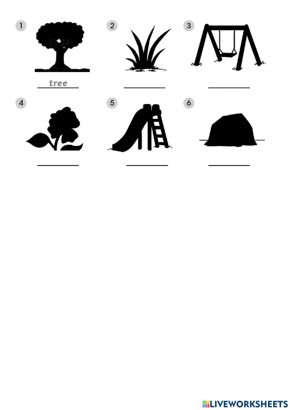 Playground free worksheet | Live Worksheets