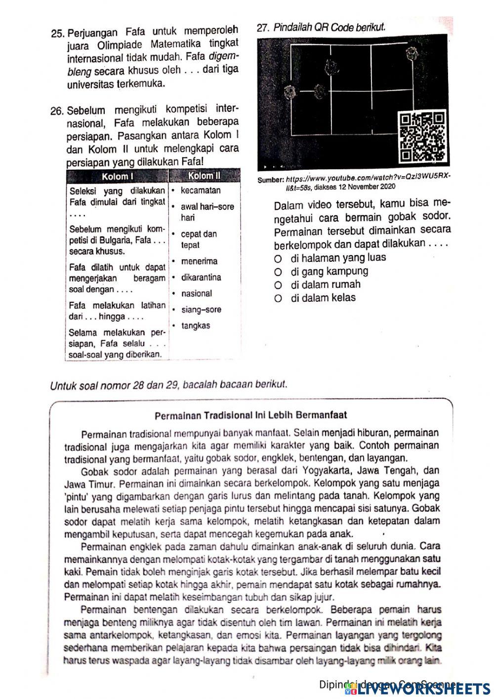 Latihan akm3 worksheet | Live Worksheets