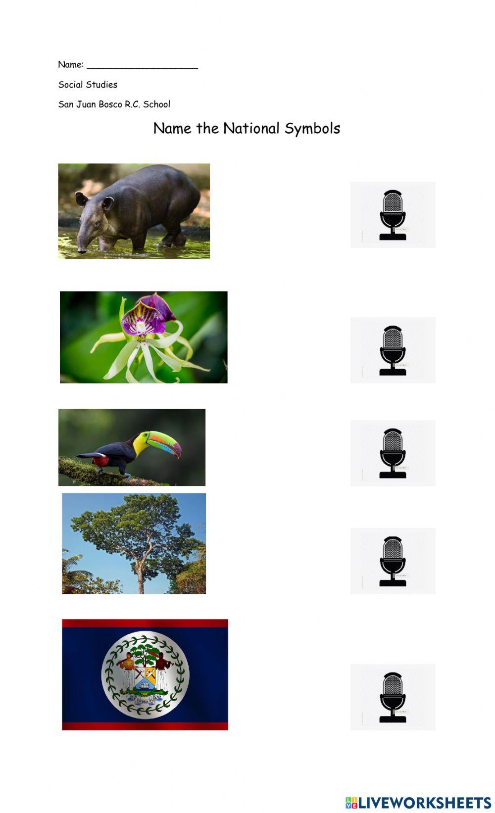 The National Symbols 5187393 | popmar | Live Worksheets