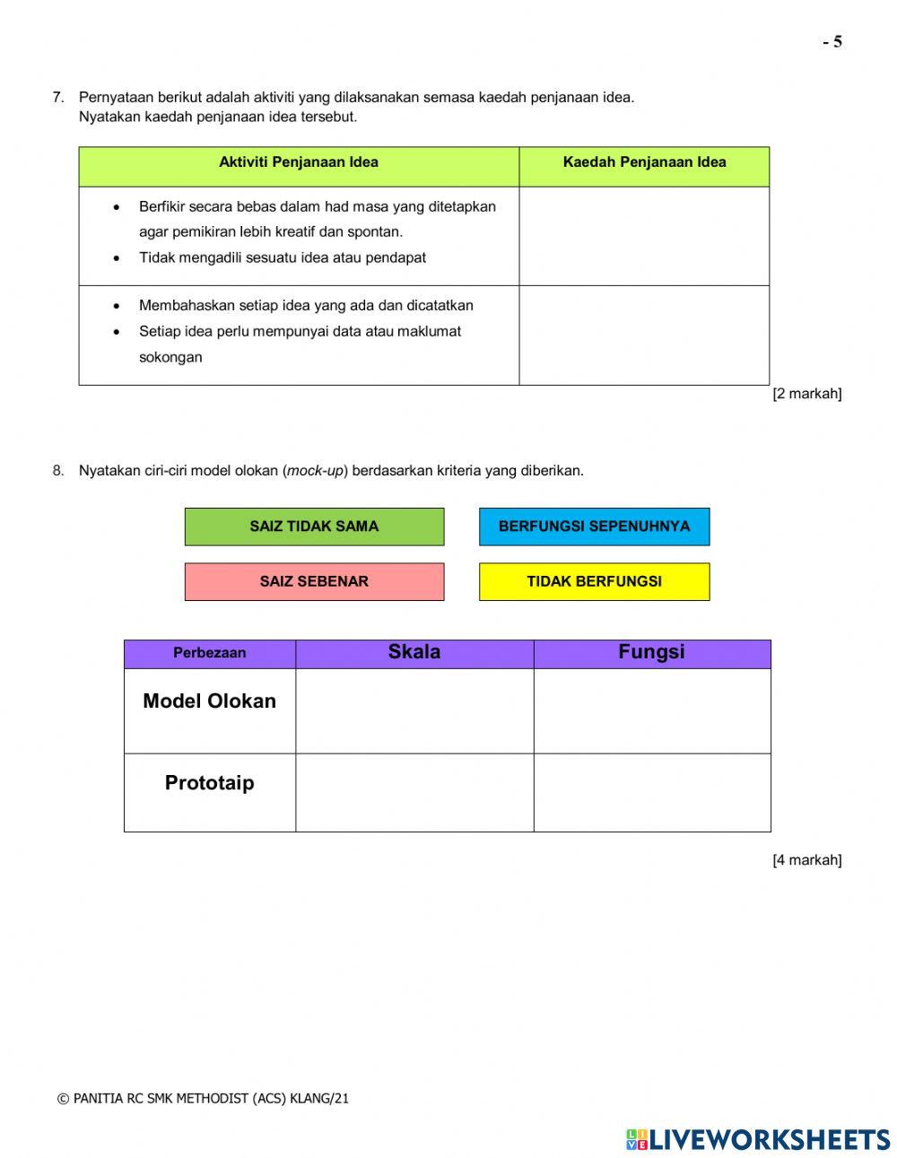 Ub2 RC set A worksheet | Live Worksheets