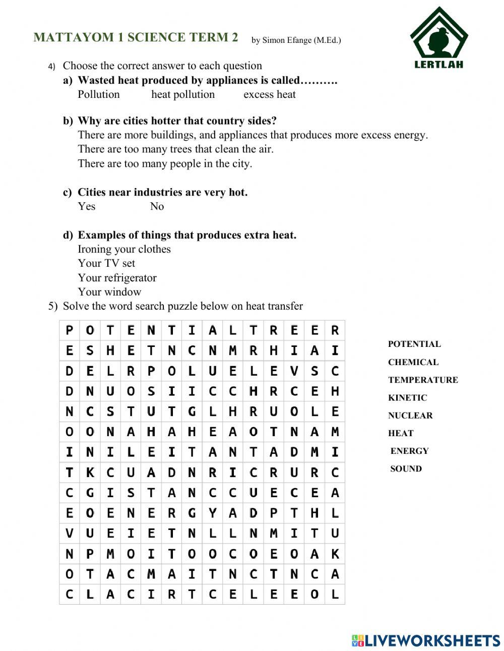 M1 Question Pack online exercise for | Live Worksheets