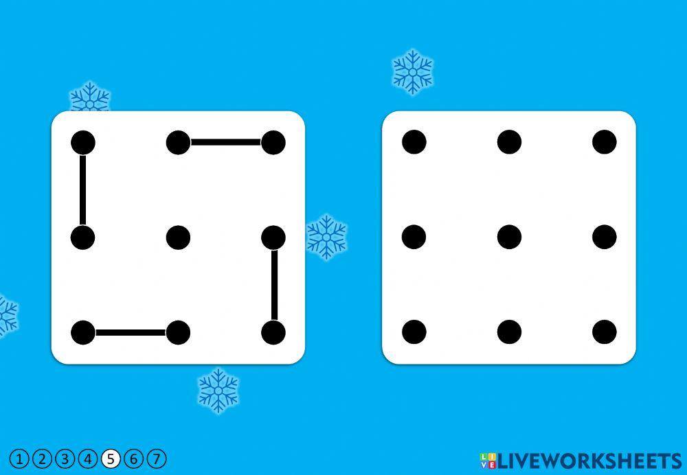 Aktiviti 'Ikut Titik' III worksheet | Live Worksheets