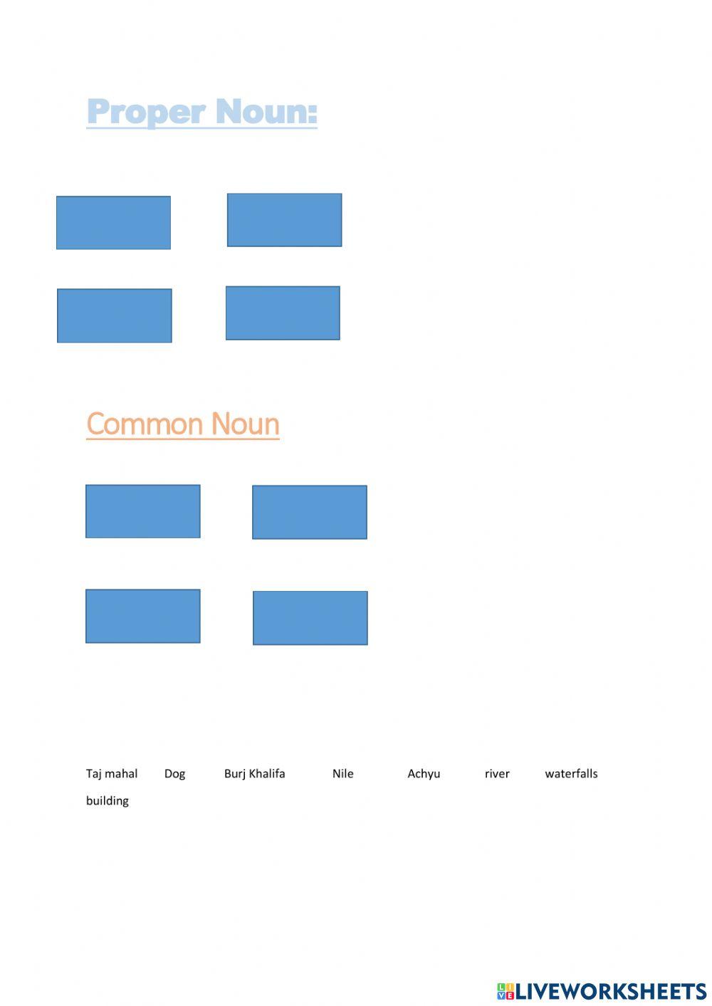 Common and Prop… | Free Interactive Worksheets | 1465768