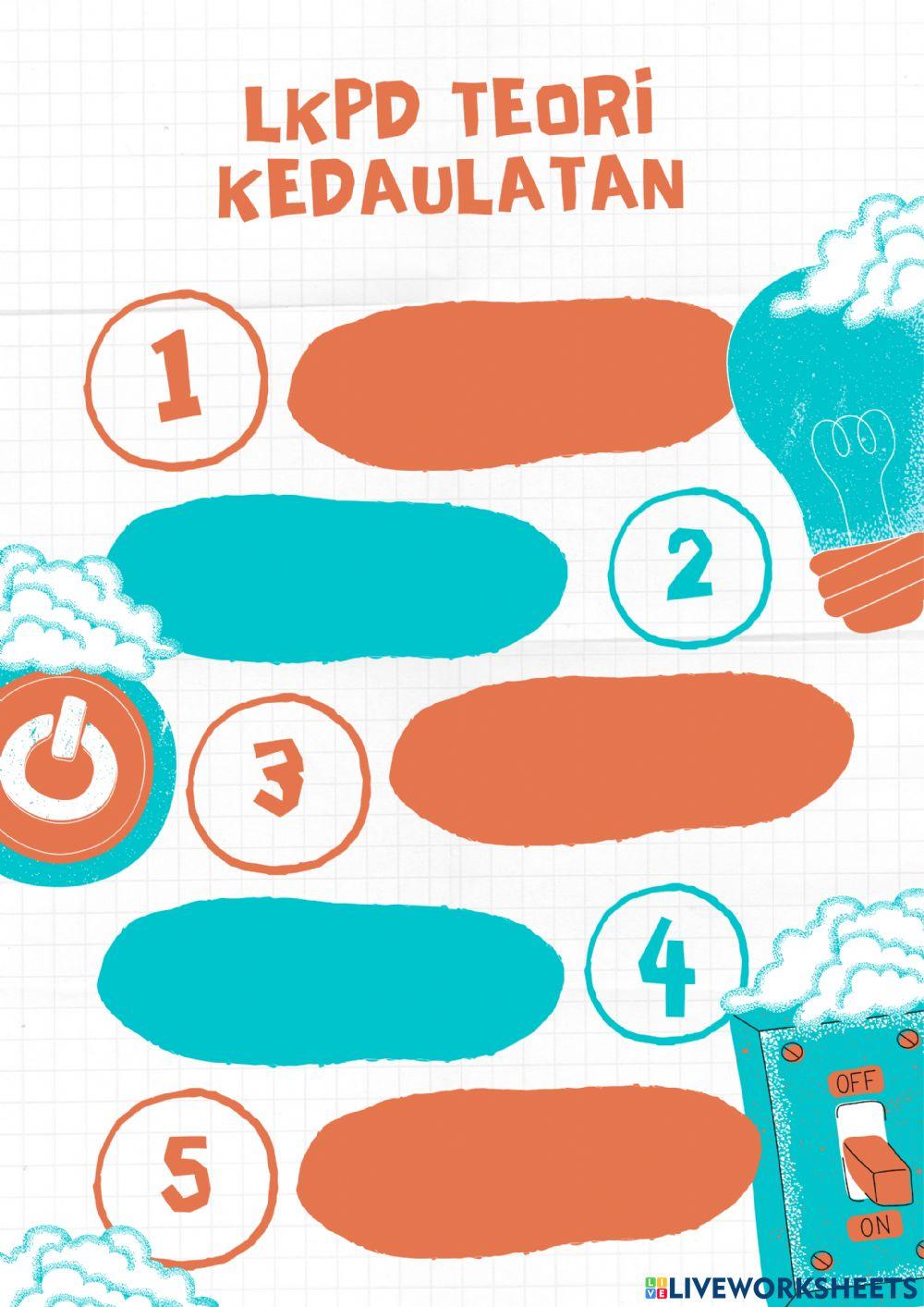 LKPD Teori Kedaulatan worksheet | Live Worksheets