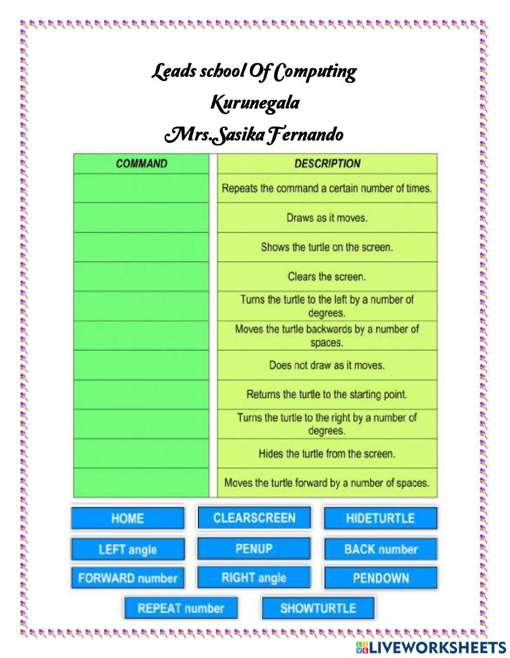 logo 5191617 | sasika12 | Live Worksheets
