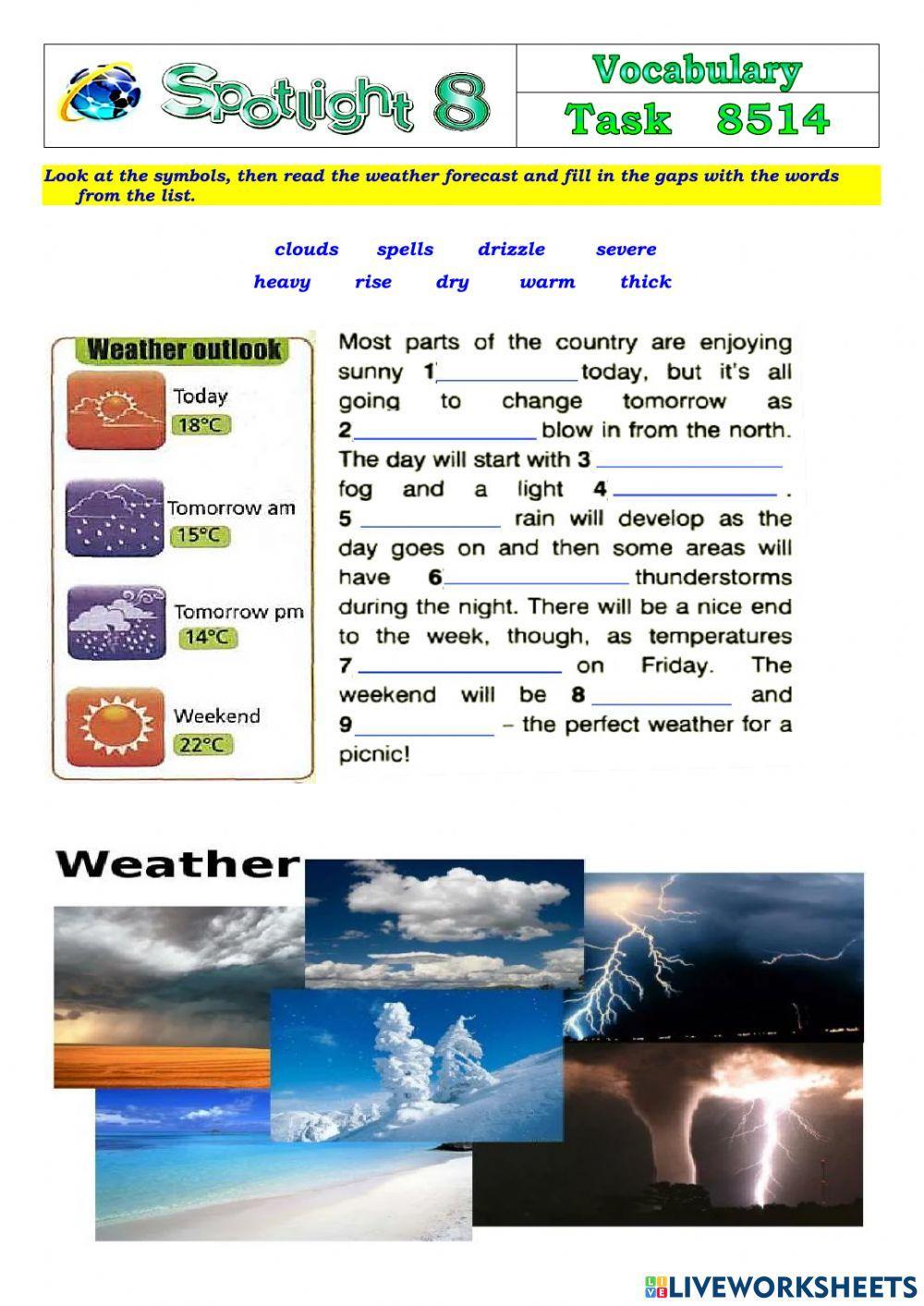 Spotlight 8 Task 8514 worksheet | Live Worksheets