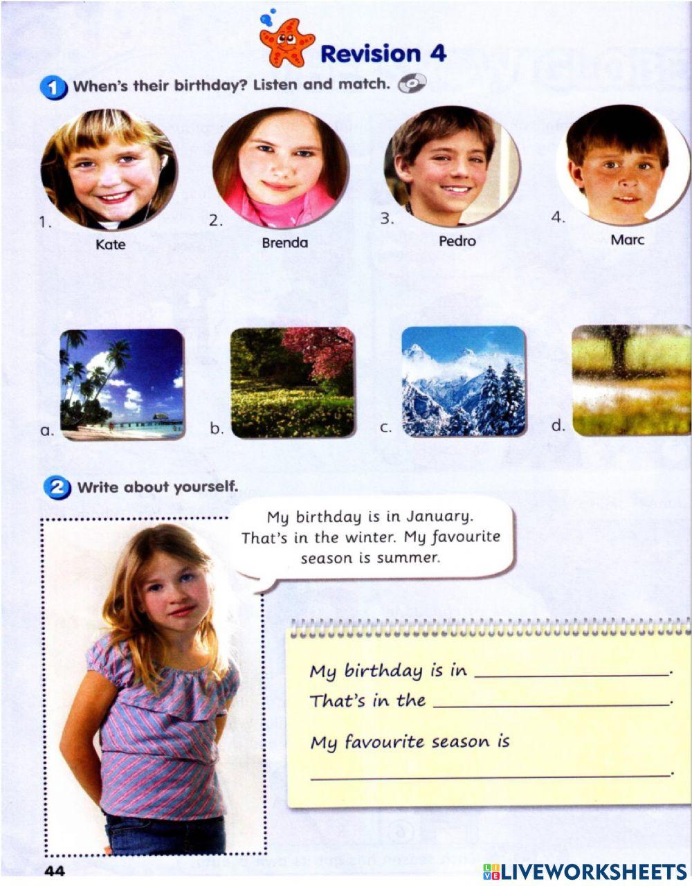 Get smart plus 3 textbook page 44 worksheet | Live Worksheets