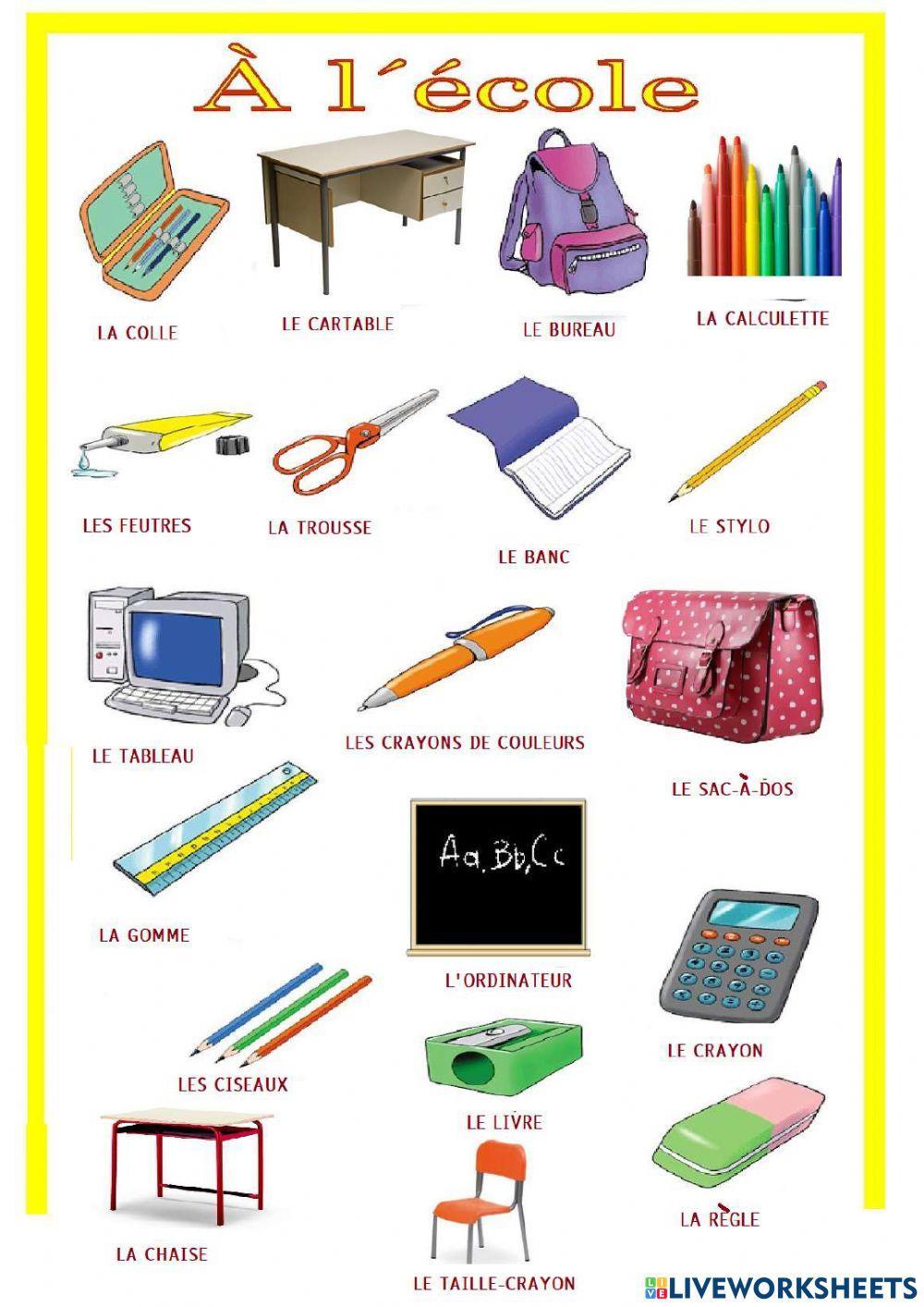 Les Objets De La Classe - vrogue.co Les Objets De La Classe - vrogue.co