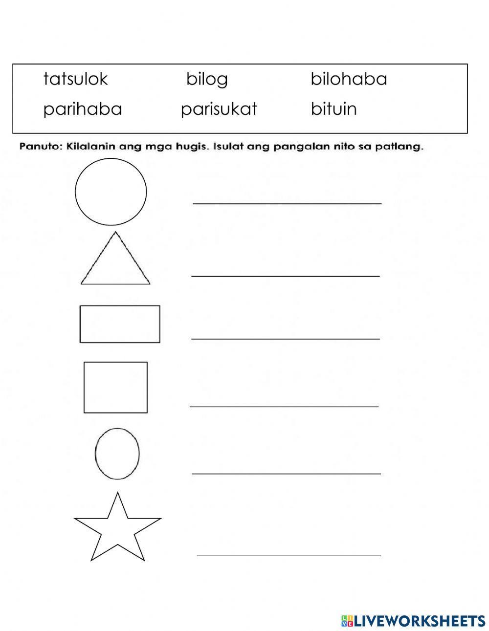 Iba't-ibang Hugis Worksheet Live Worksheets, 40% OFF Iba't-ibang Hugis Worksheet Live Worksheets, 40% OFF