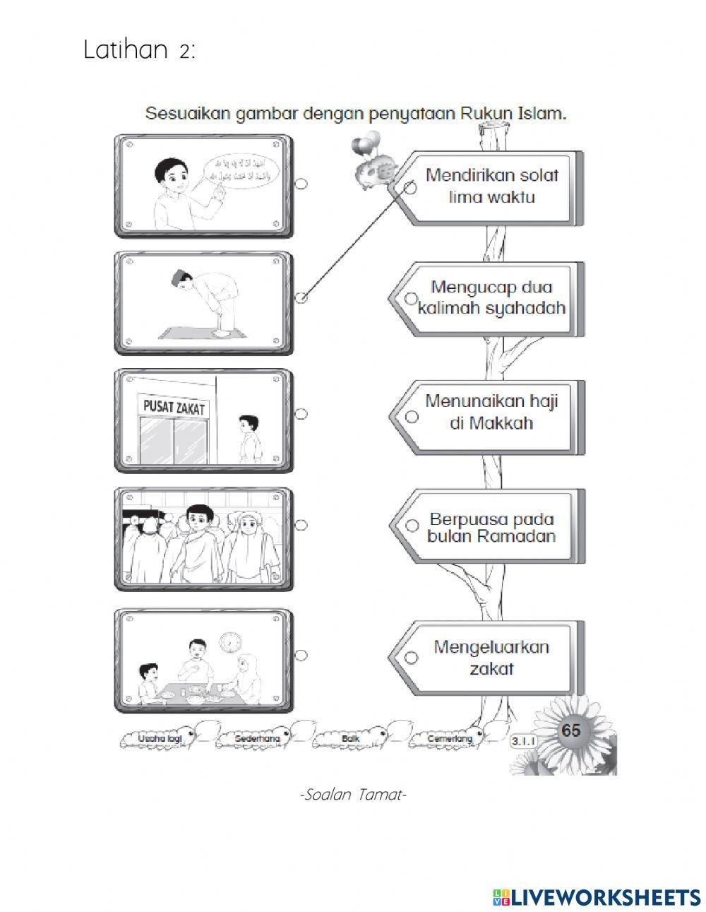 Rukun islam 1467951 | NazihahKhairon | Live Worksheets