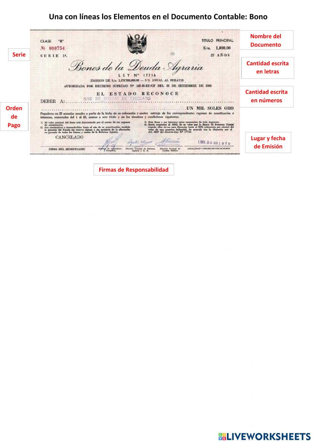 Elementos de Los Bonos | ruthmera2010 | Live