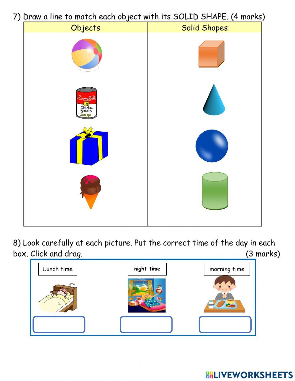 Mathematics online exercise for | Live Worksheets