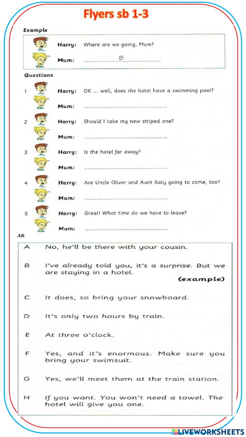 A2 online exercise | Live Worksheets