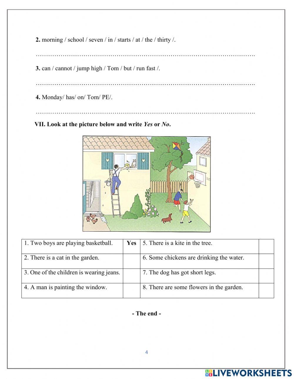 Dear 1351424 | DinhKhoi0512 | Live Worksheets
