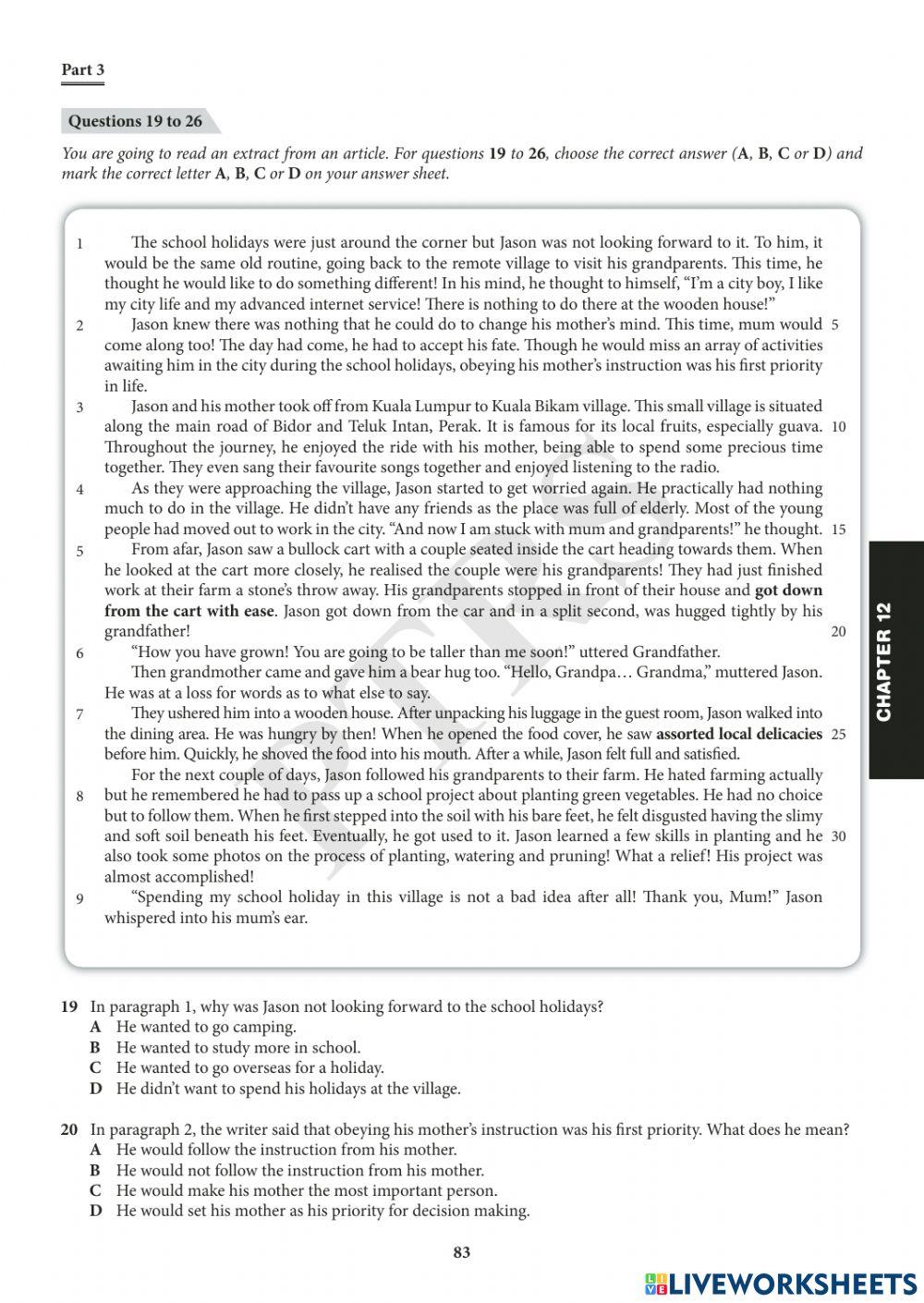 1354208 | PPT Paper 1 | ikihiyori11 | LiveWorksheets