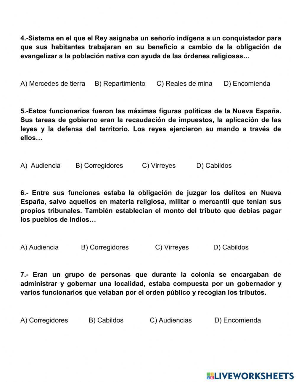 1357363 | Examen diagnóstico de historia 3