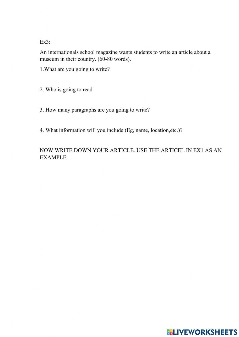 Access 2 interactive worksheet | Live Worksheets