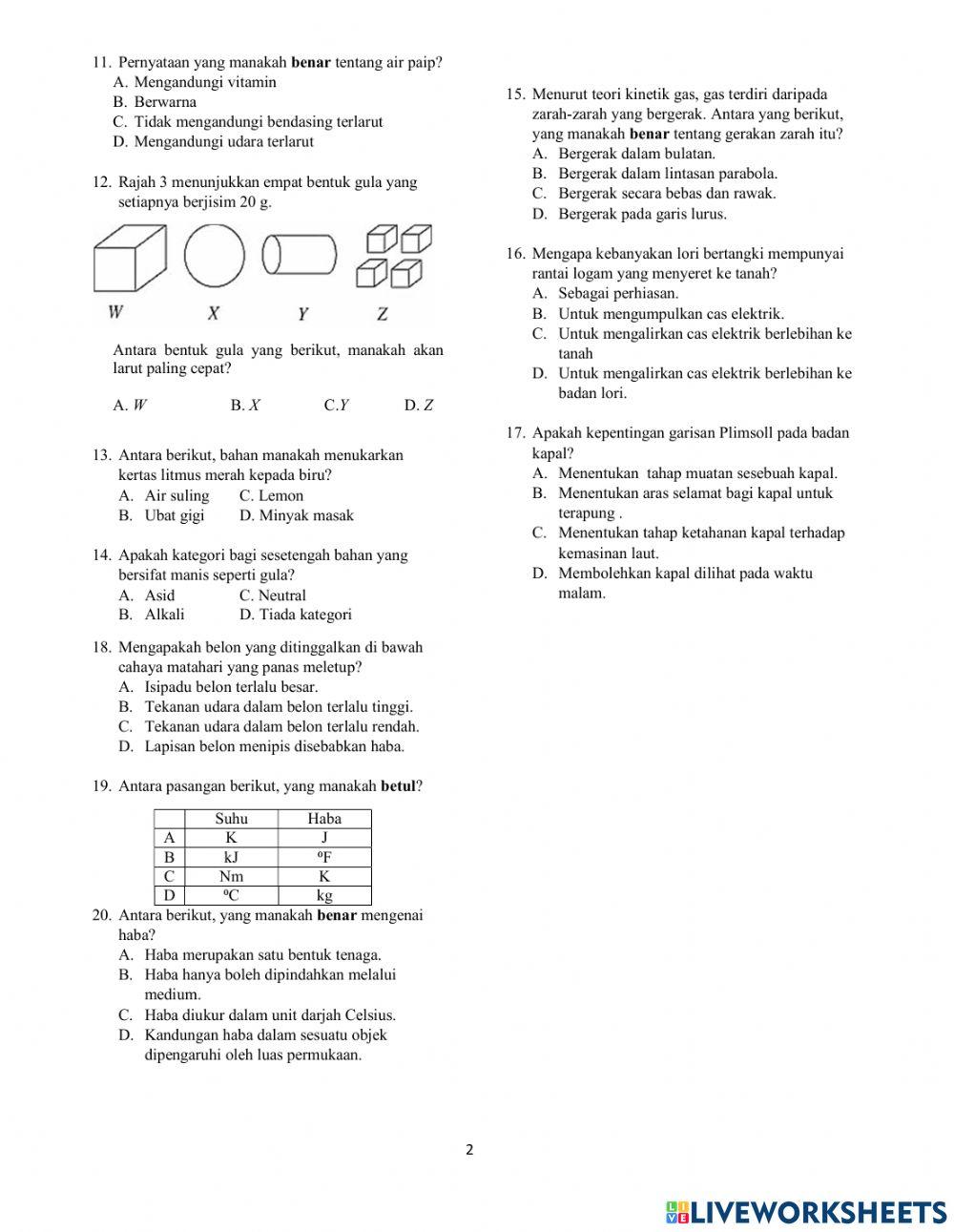 Ppt 2021 worksheet | Live Worksheets