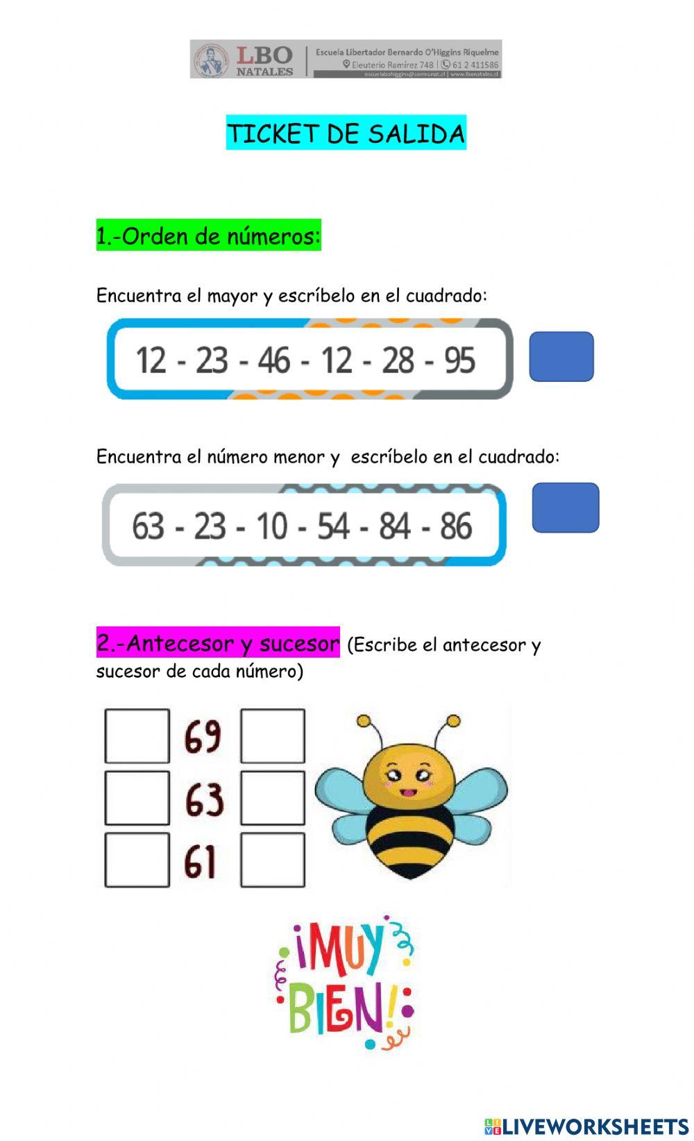 Matemática 2 online worksheet | Live Worksheets