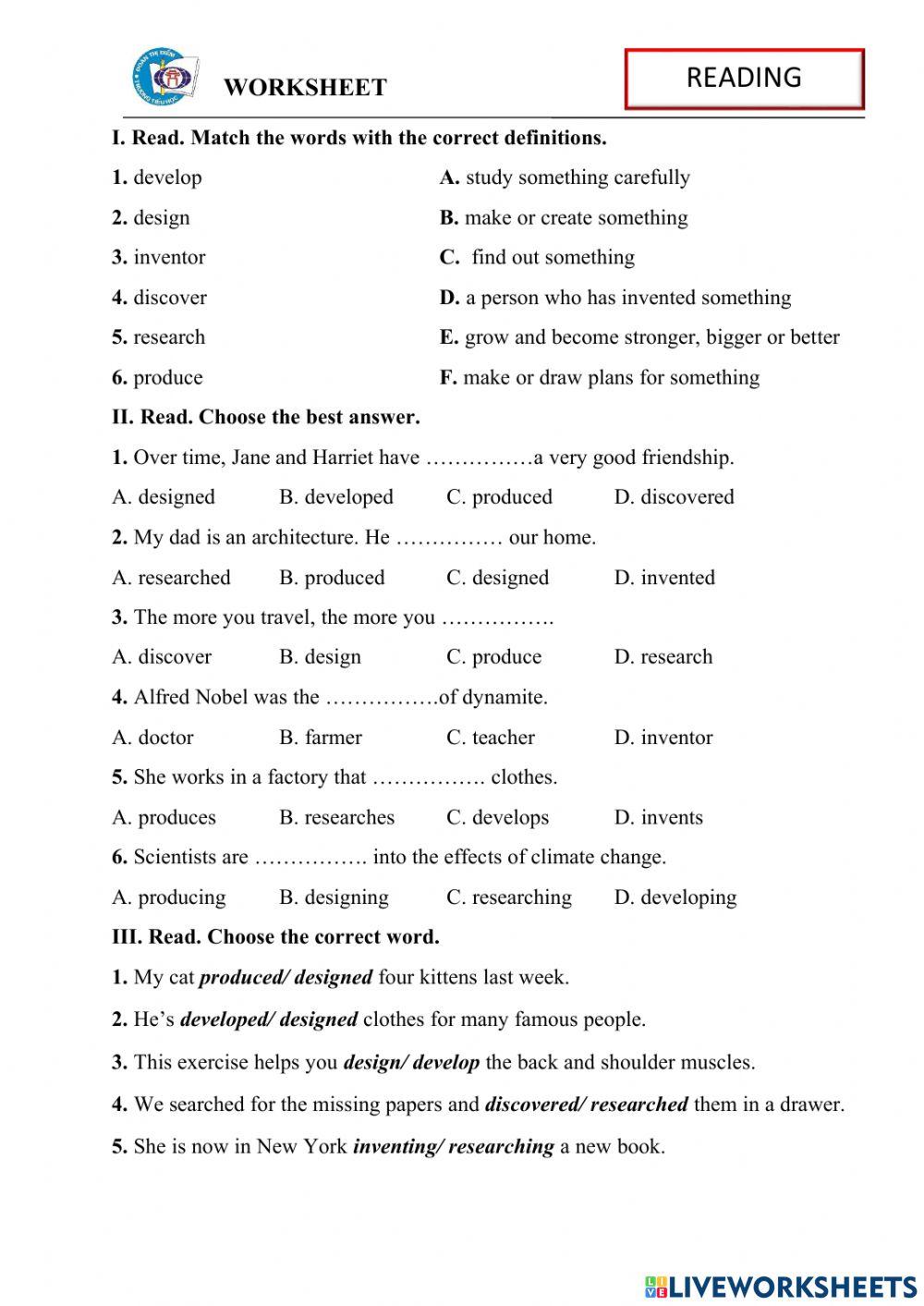 Advanced - Vocab 2 1360138 | Dinhhang | Live Worksheets