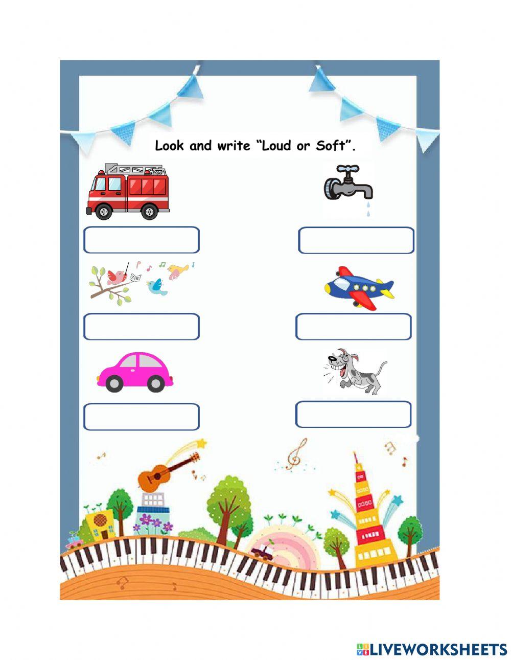 Look and write -Loud or Soft-. 3855061 | Aye Thandar Latt