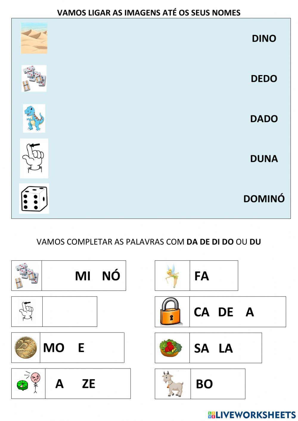 Jogo do da de di do du worksheet | Live Worksheets
