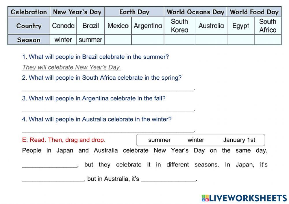 1361644 | Celebrations | MariAnte | LiveWorksheets