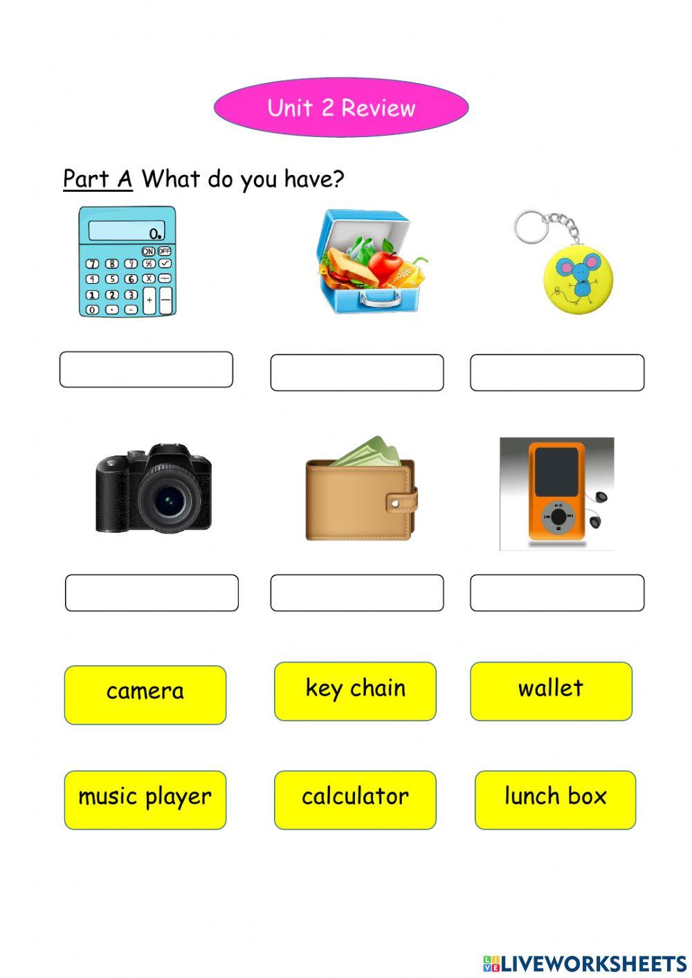 My things | Cholthicha Thongsong | Live Worksheets