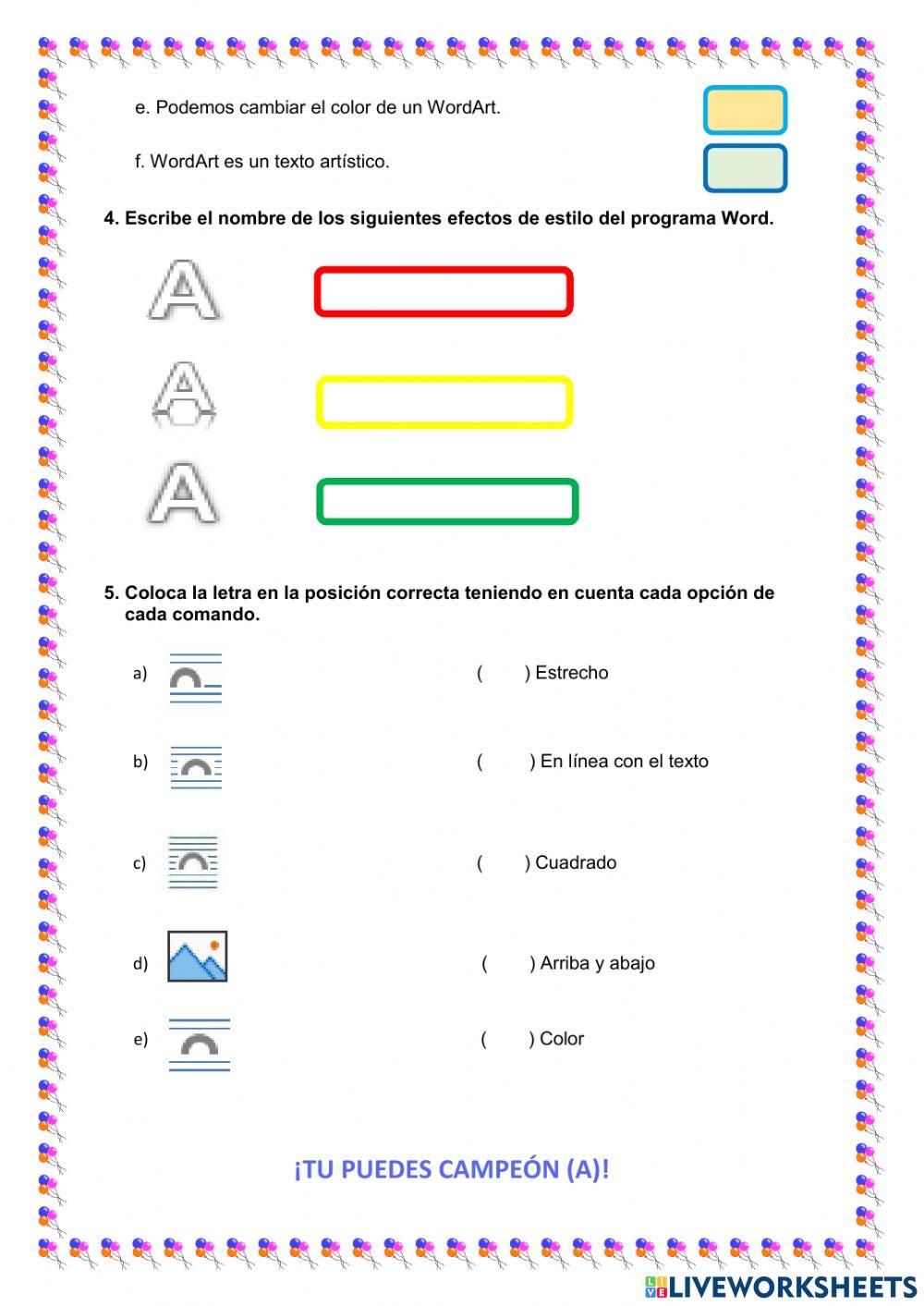 PRACTICA CALIFI… | Free Interactive Worksheets | 3369967